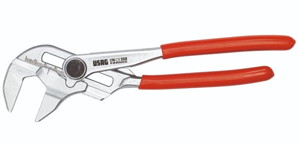 (PWF250G)-Adjustable Slip-Joint Plier Wrench w/PVC Grip (250mm) (2 avail...